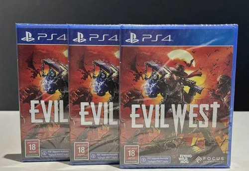 Evil west PS4 (новый диск)
