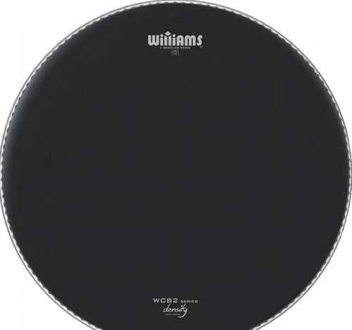 WCB2-10MIL-20 Density Black Series Пластик для бас-барабана 20", с покрытием, черный, Williams