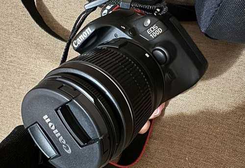 Зеркальный фотоаппарат canon eos 100D