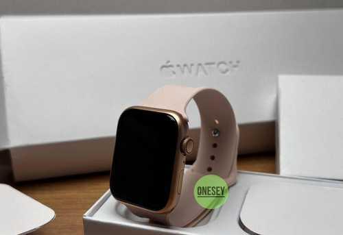 Apple Watch 9 с Яблоком золотые