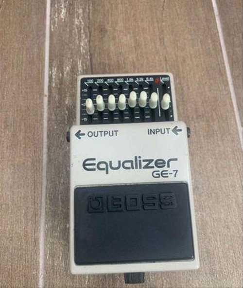 Гитарная педаль boss ge-7 equalizer