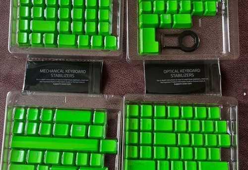 Кейкапы Razer PBT (Зеленые)