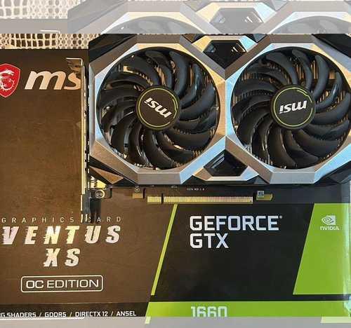 Видеокарта MSI GTX 1660 6gb