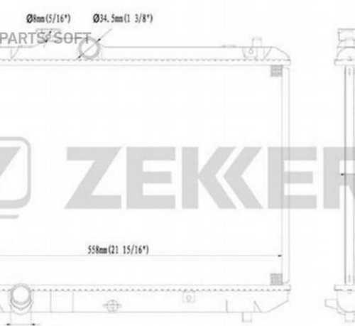 Радиатор охлаждения Сузуки Свифт (MZ EZ) 05