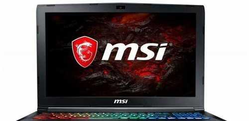 MSI 15.6 i7-7700HQ 4яд8пт GTX1050Ti/4 16Gb SSD+HDD