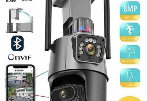 Камера видеонаблюдения уличная wi-fi ip 8 мп
