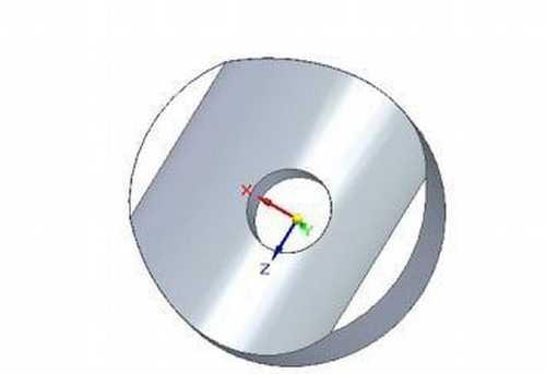 Подпятник пластиковый круглый под трубу 22 мм