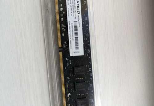 Оперативка AMD 2Gb DDR3-1333MHz AE32G1339U1-UO