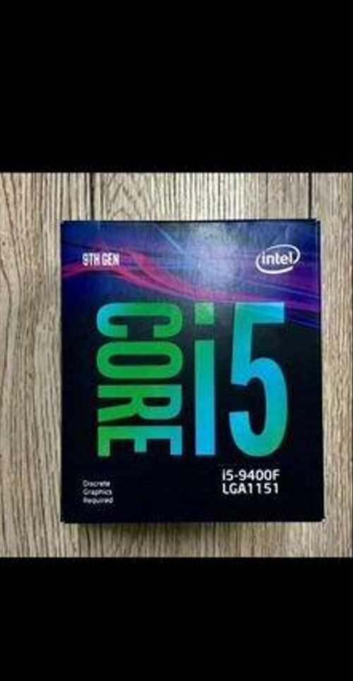 Процессор intel core i5 9500F BOX, новый