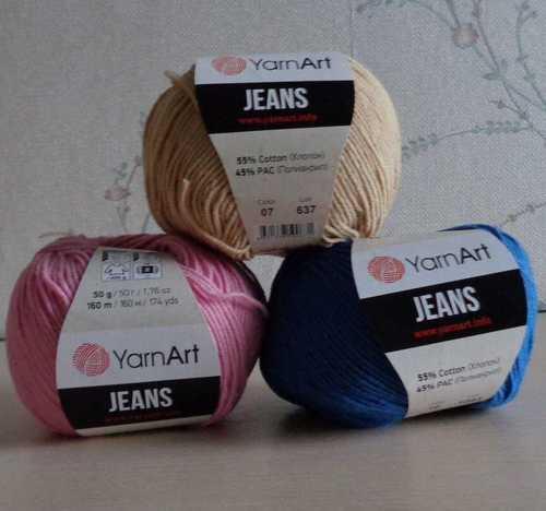 Пряжа jeans (YarnArt)