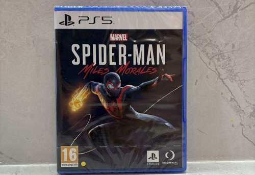 Диск Marvel Spider man Miles Morales игра для PS5
