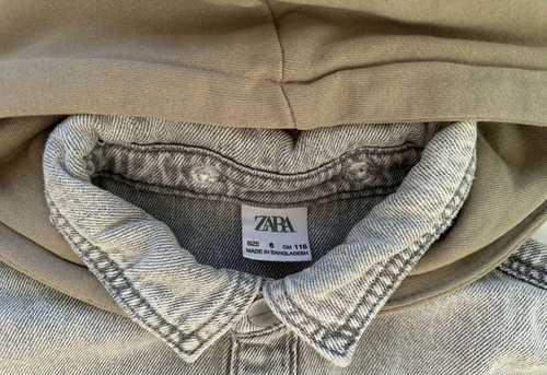 Джинсовая рубашка Zara 116