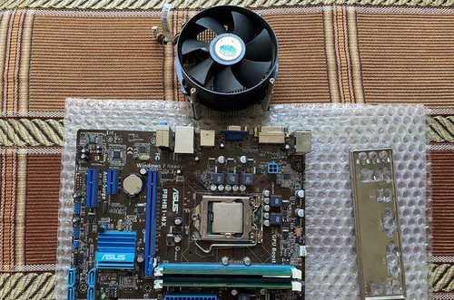 I5 2400 / 4gb 1333 ddr3 / asus p8h61-mx + кулер