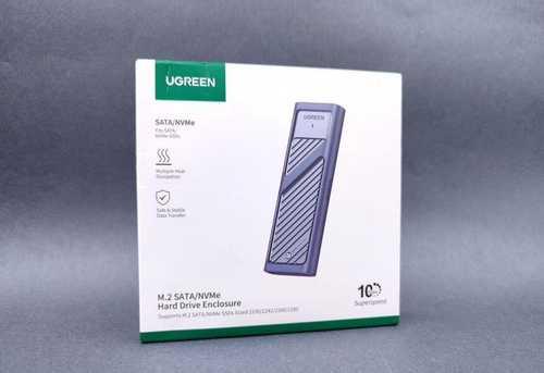 Внешний корпус Ugreen SSD m.2 NVMe SATA (новый)