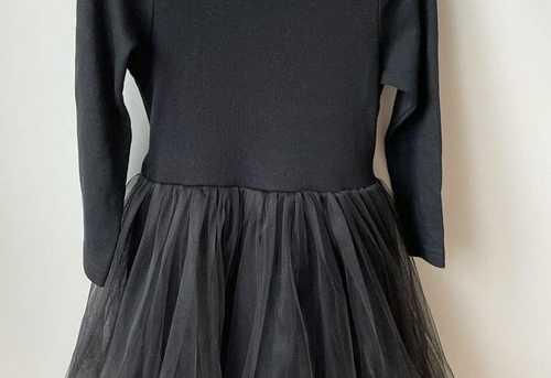 Платье черное для девочки 98