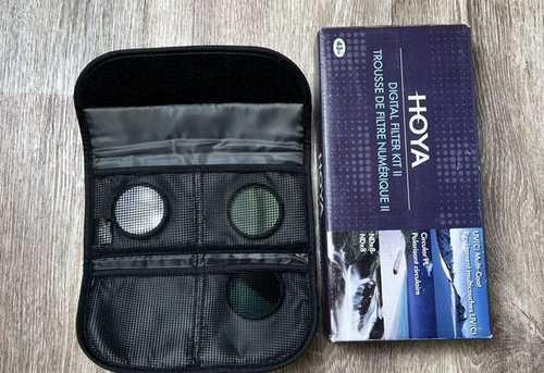 Hoya 43 мм II фильтры UV, CPL, ND8 (3 шт)
