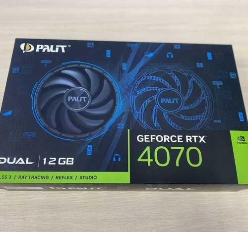 Новая RTX 4070 12 GB Palit Dual, запечатана