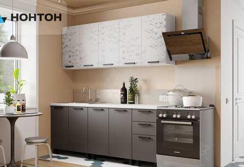 Кухня Техно 3D 2.0 м белый / F02