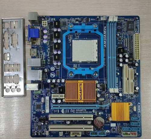 Материнская плата sAM2+ gigabyte GA-MA74GM-S2H