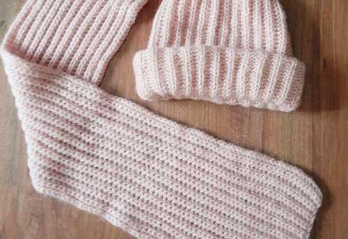 Комплект шапка и шарф женские