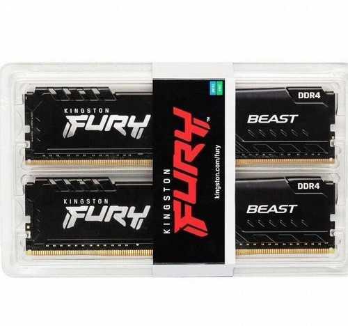 Оперативная память Kingston fury Beast Black 32 гб