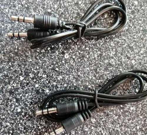 Аудио кабель штекер-штекер 3.5 мм-0,3 метра Новые