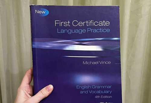 Учебник First Certificate Language Practice