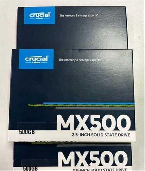 Новый SSD SATA Crucial MX500 500 gb 560/510 Мбит