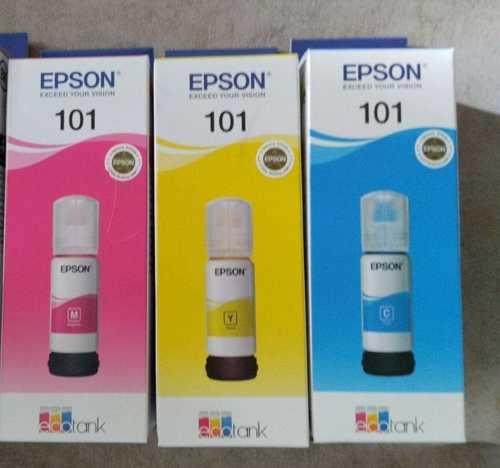 Чернила для принтера epson 101