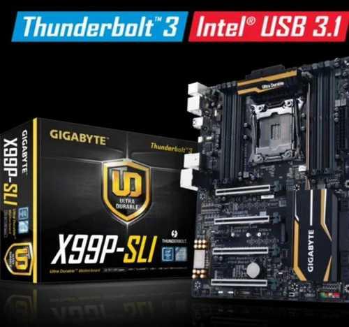 Материнская плата gigabyte X99P-SLI (LGA2011-3 )