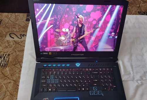 Мощный ноутбук Acer predator helios 500