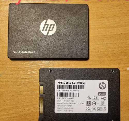 Ssd hp su650 2tb /скупка