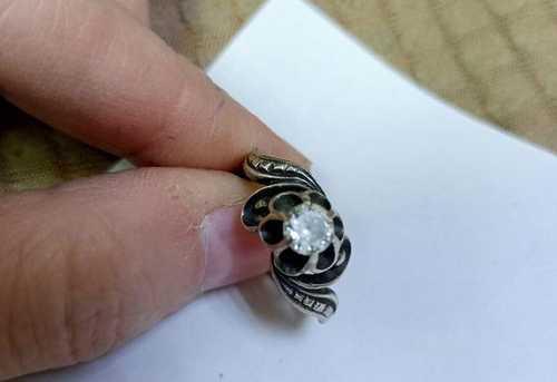Перстень женский серебро