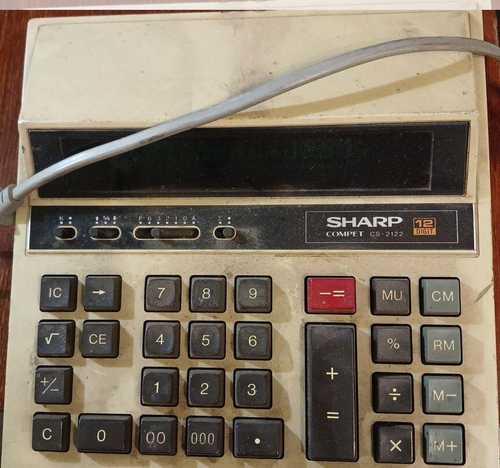 Калькулятор sharp kompet CS-2122