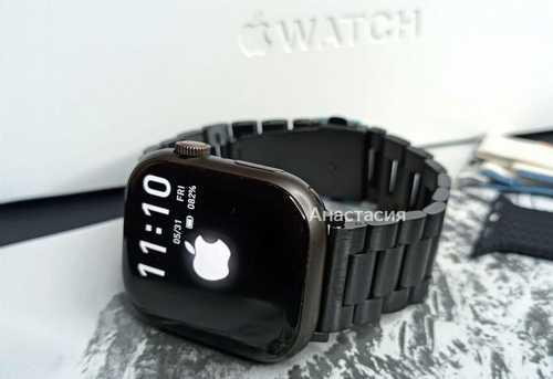 Часы Apple Watch 9 (Оригинальная коробка) Черные