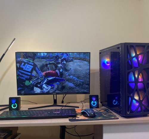Игровой пк с монитором Intel/мощный/Mana