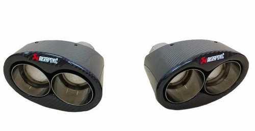 Насадки глушителя Akrapovic Audi с двойной трубой