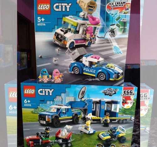 Lego city 60314,60315