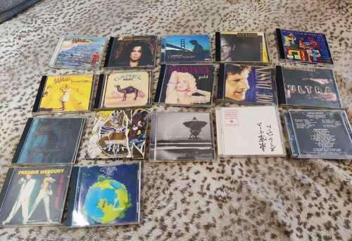 CD диски аудио 17шт, Bon Jovi, Sting, Madonna,Mer