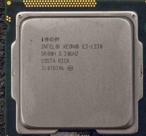 1155 Intel Xeon E3-1230 / 8 потоков до 3.6ghz