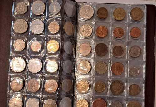 101 монета 33 стран Готовая большая коллекция В ИП