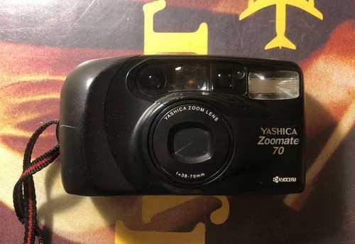 Yashica Zoomate 70 рабочая без кнопок