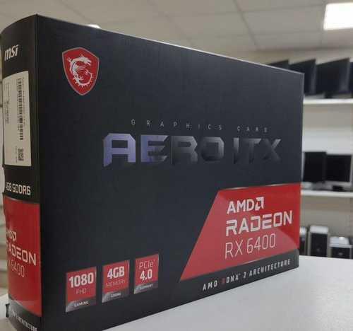 Новая видеокарта MSI Radeon RX 6400 Aero ITX 4Gb