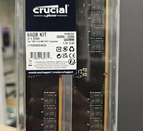 Crucial DDR5-5200 64Gb Kit