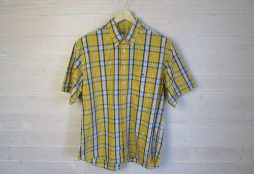 Lacoste мужская клетчатая винтажная рубашка