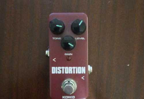Гитарная педаль перегруза distortion