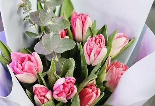 Пионовидные Тюльпаны Букет цветов