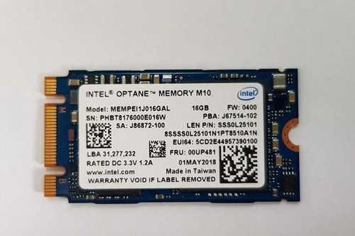 Память Intel Optane серии M10