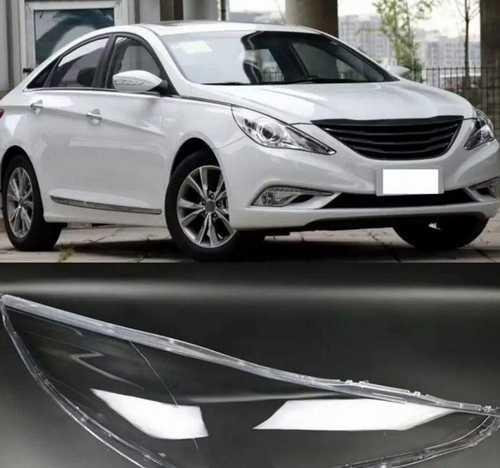 Стекла фар Hyundai Sonata 6 YF комплект(2009 - 201