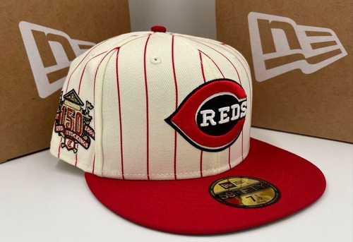 Бейсболка New Era Cincinnati Reds Pinstripe 7 1/2
